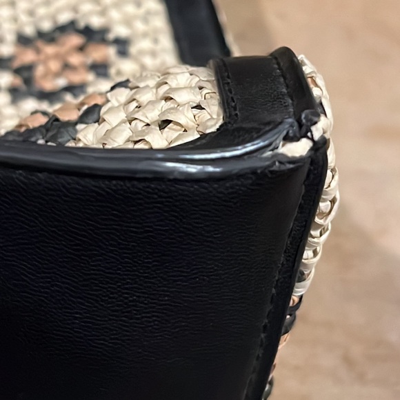 H&M | Bags | Hm Leopard Print Woven Paper Tote | Poshmark